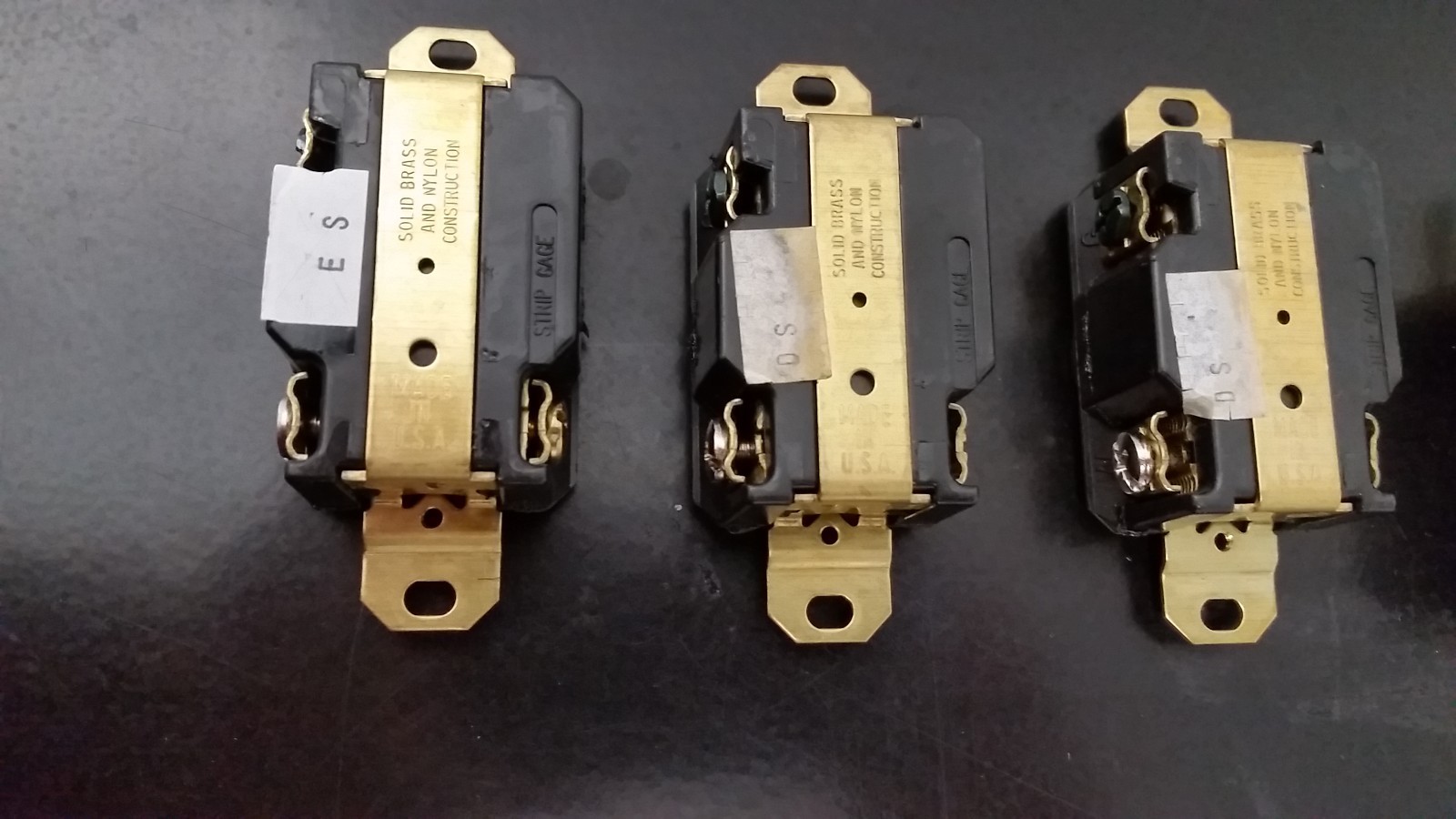 Lot of 4 mixed lot Plug & Receptacles 20A 125V NEMA L5-20P L5-20R ...