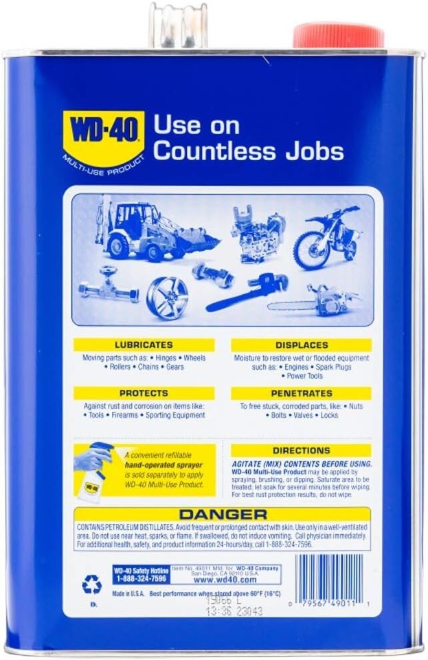 WD-40 Original Formula, Multi-Use Product, One Gallon | eBay