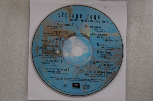 Strange Days CD Soundtrack No Back Art 74646722626| eBay
