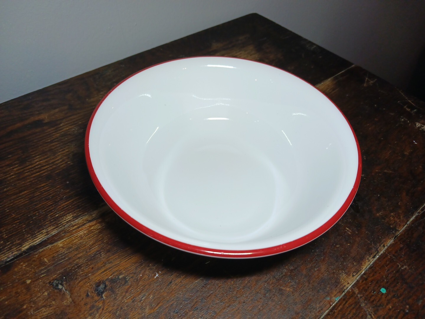 1 Corelle WHITE MAROON BURGUNDY RED RING 6" Fruit Dessert Small Bowl 1. ...