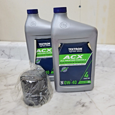 2004-2006 Arctic Cat Textron ATV 650 V2 ACX 0W-40 Oil Change Kit ...