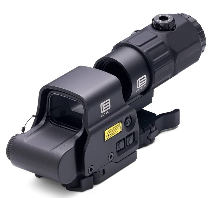 EOTech EXPS3-4 Holographic Weapon Sight with G45 STS 5x Magnifier ...