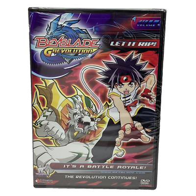 Beyblade G Revolution Volume 4 Let It Rip Its a Battle Royale DVD 2004 ...