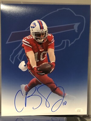 COLE BEASLEY Buffalo Bills Signed Autograph Auto 11x14 Photo Picture ...
