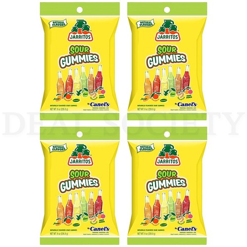 Jarritos Sour Gummies Mexican Candies Natural Flavors Tangy & Chewy 8oz ...