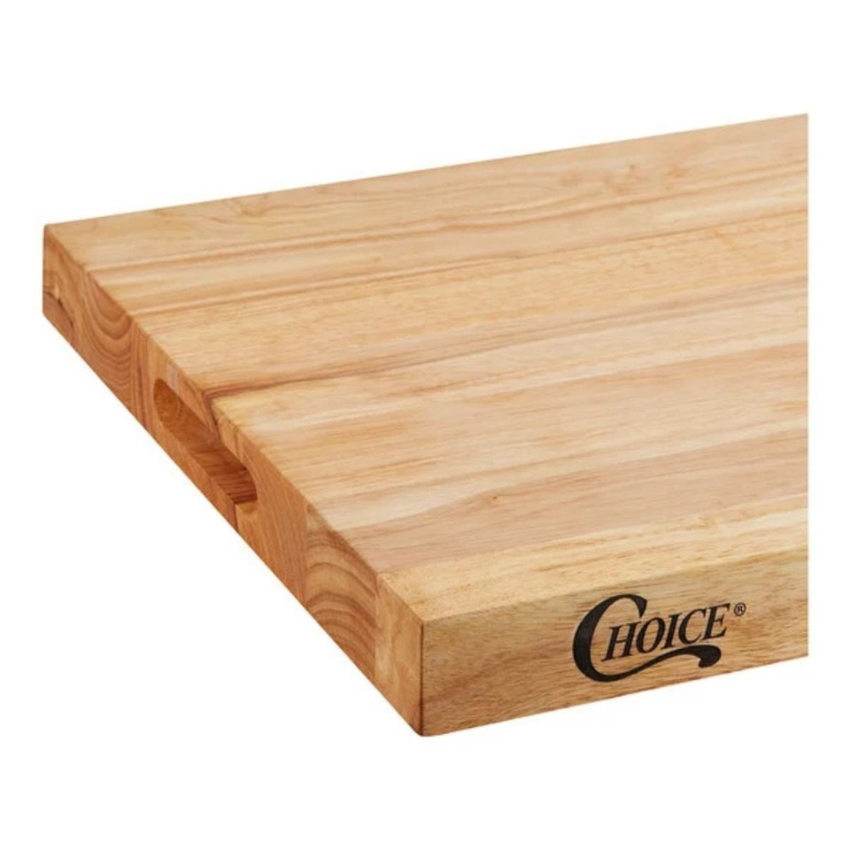 Wood Cutting Board Commercial Restaurant Solid Rigid Butcher Block ...