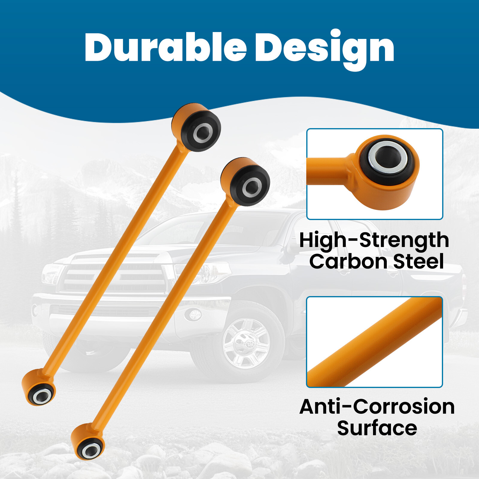 Rear Suspension Sway Bar Kit W/ bushings PTR11-34070 For Toyota Tundra ...