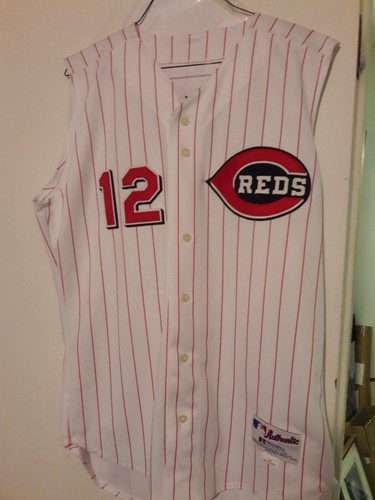 2003 Felipe Lopez Signed Cincinnati Reds Game Used Worn Jersey MLB REDS ...