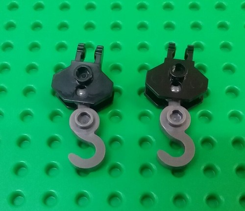 *NEW* Lego Dark Grey Hooks w Tow Balls Black Comnector for Tow Trucks x ...