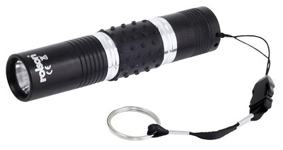 Rolson Tools 61741 One LED Aluminium Torch Set Black Soft Grip includes ...