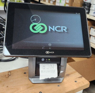 NCR 7744-1012-8801 Android Tablet Touch POS / Built-In Printer, Card ...