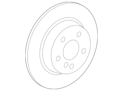Mercedes Benz GLC63 AMG GLC63 AMG S 2018-2020 Rear Disc Brake Rotor ...
