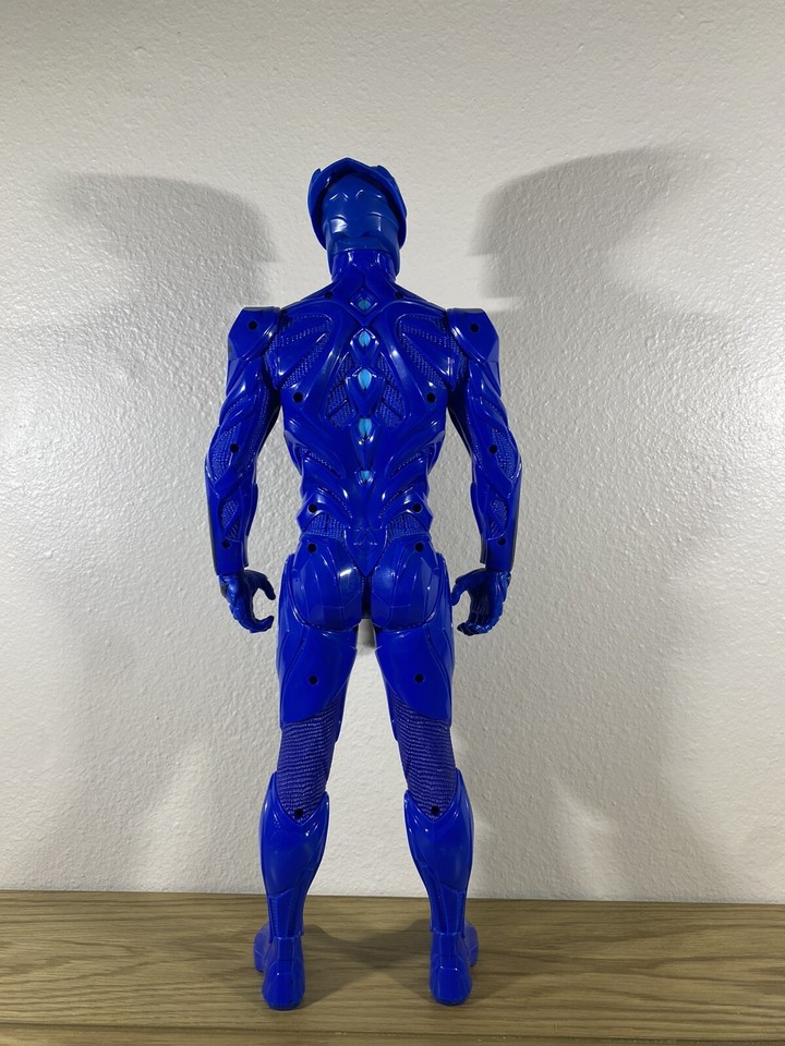 2016 Jakks Pacific 20 Inch Blue Power Ranger Toy w/Articulating Neck ...