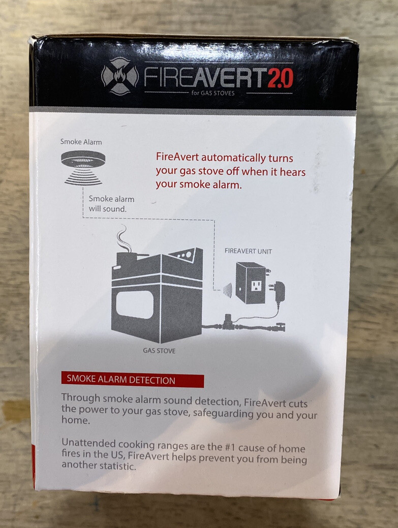 FireAvert 2.0 Auto Stove Shutoff-Fire Smoke Alarm Activated-#FA-G01-5-10 | eBay
