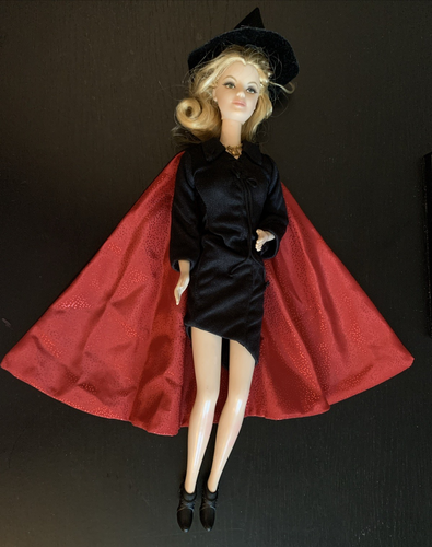 1991 Bewitched Samantha Barbie Doll Loose W/Original Dress Cape Hat ...