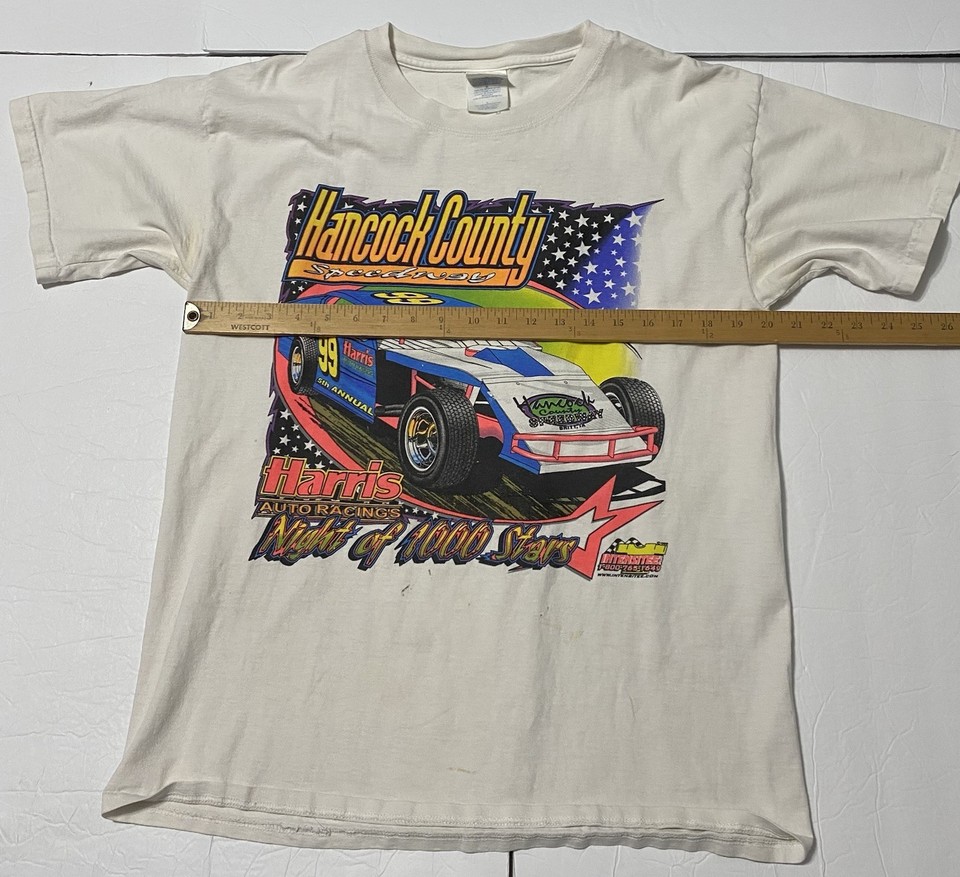 VTG Dirt Late Model Racing Shirt Santee Large Harris Speedway Iowa HAS ...