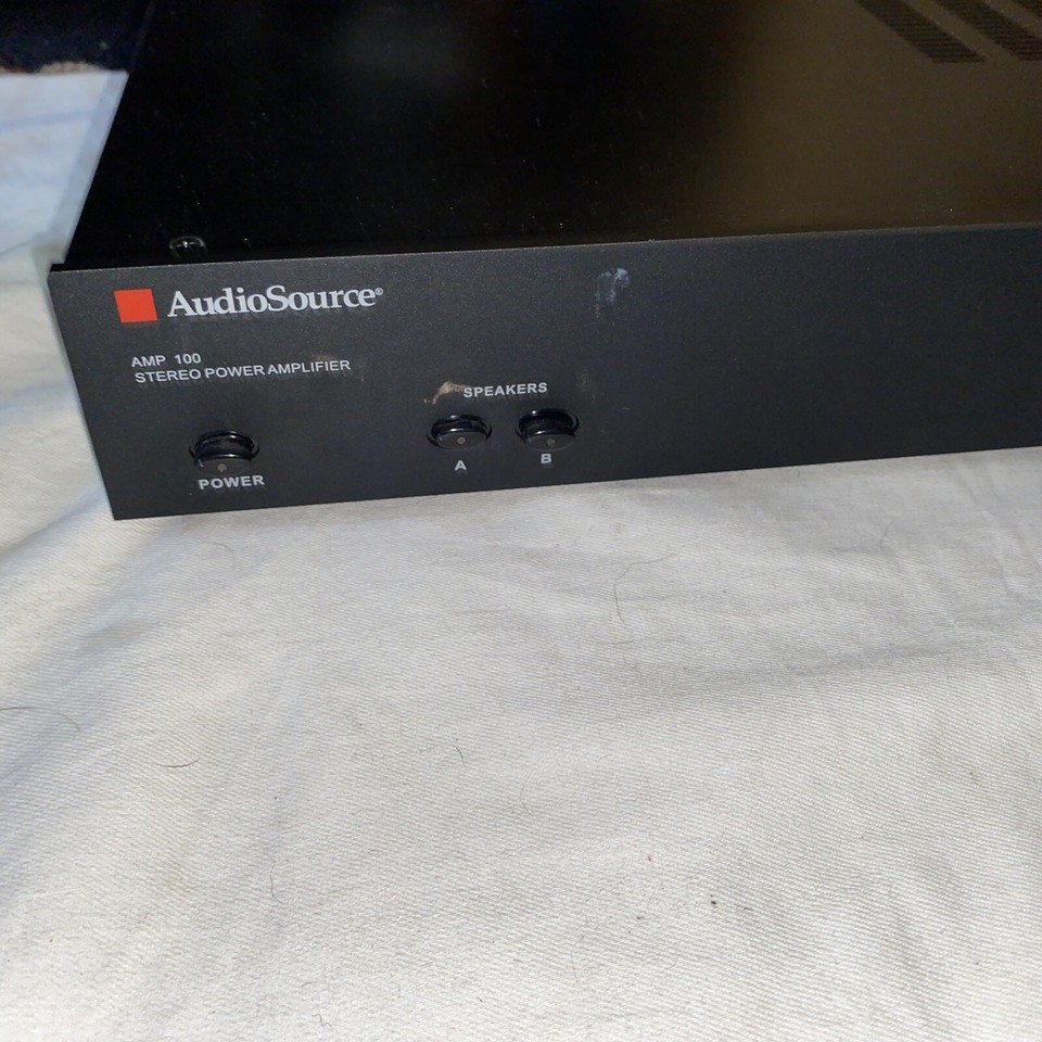 AUDIOSOURCE AMP 100 STEREO POWER AMPLIFIER(POWER TESTED) | eBay