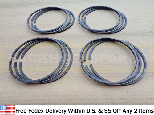 JCB PARTS - 4 SETS PISTON RINGS STD 103 MM - TURBO (PART# 320/09299 320 ...