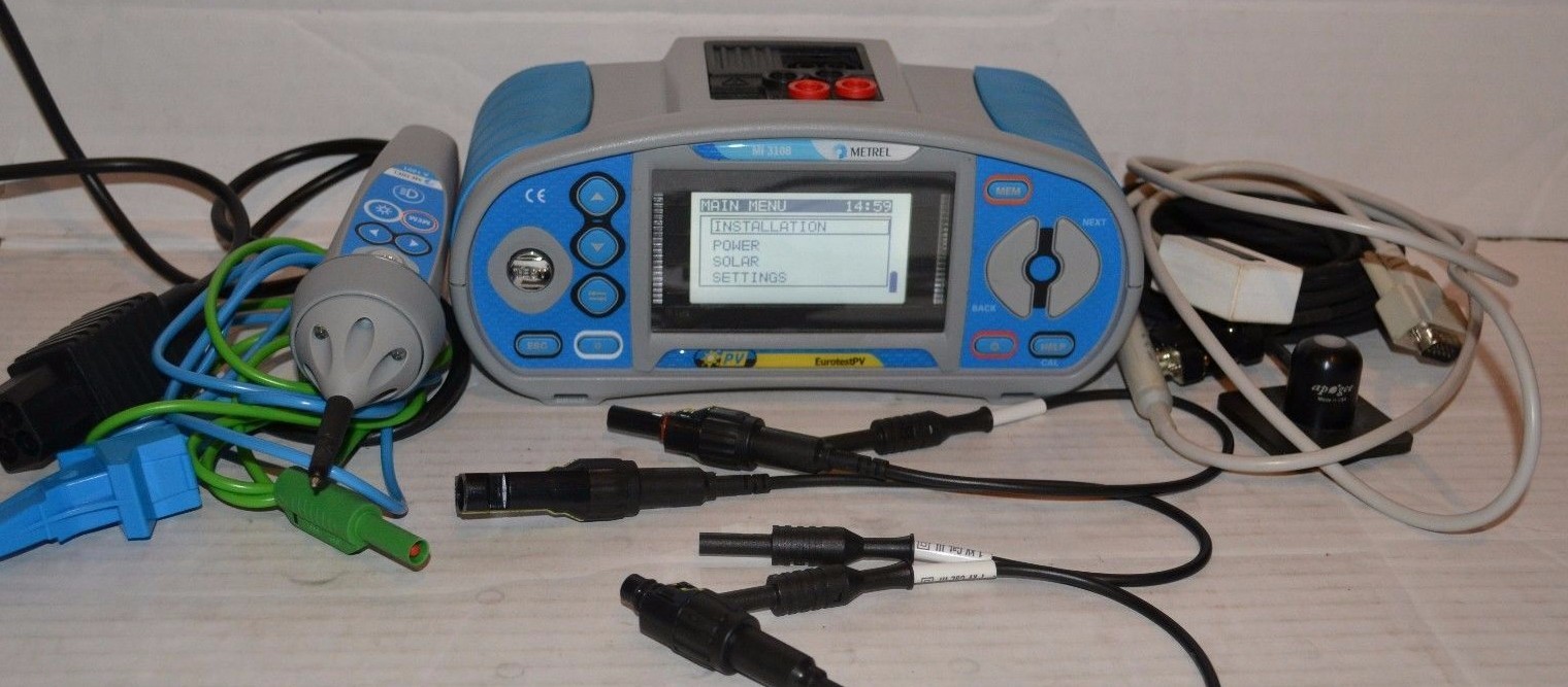 Metrel Mi 3108 Eurotestpv Photovoltaic Tester | eBay