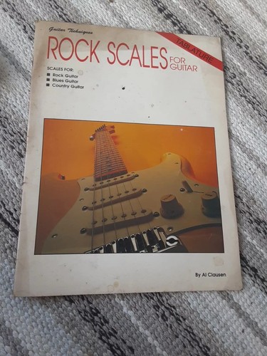 Vtg Guitar Techniques Rock Scales For Guitar Tablature By Al Clausen | eBay