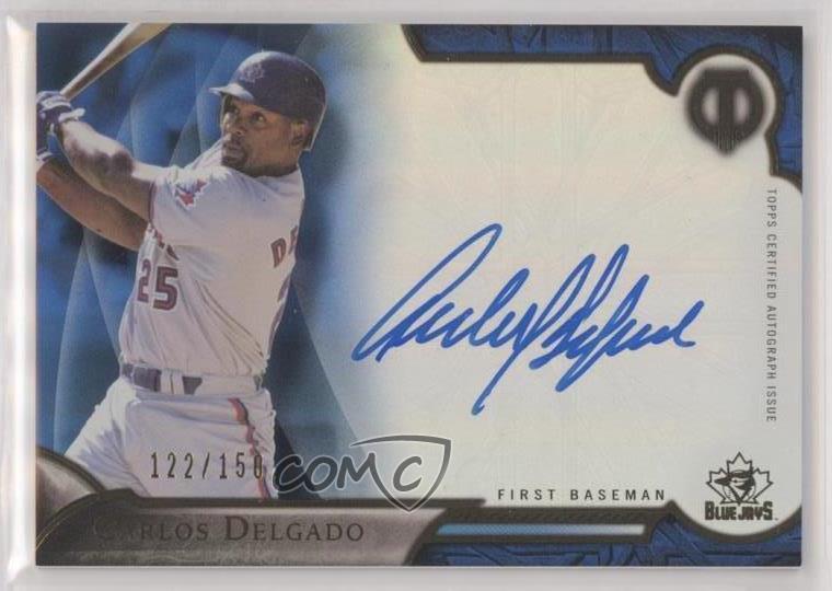 2016 Topps Tribute - Tribute Autographs Blue #TA-CD Carlos Delgado ...