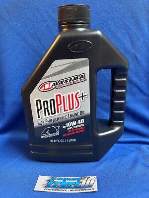 MAXIMA PRO PLUS+ SYNTHETIC 4T ENGINE OIL - 10W-40 - 1L 30-02901 YAMAHA ...