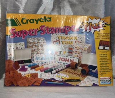 Crayola Super Stamper Plus 1995 New Old Stock Original Seal Ages 6 & up ...