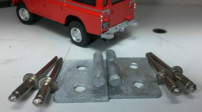 Land Rover Series 2 2a 3 Canvas Rope Galvanised Hook x2 330578 ...