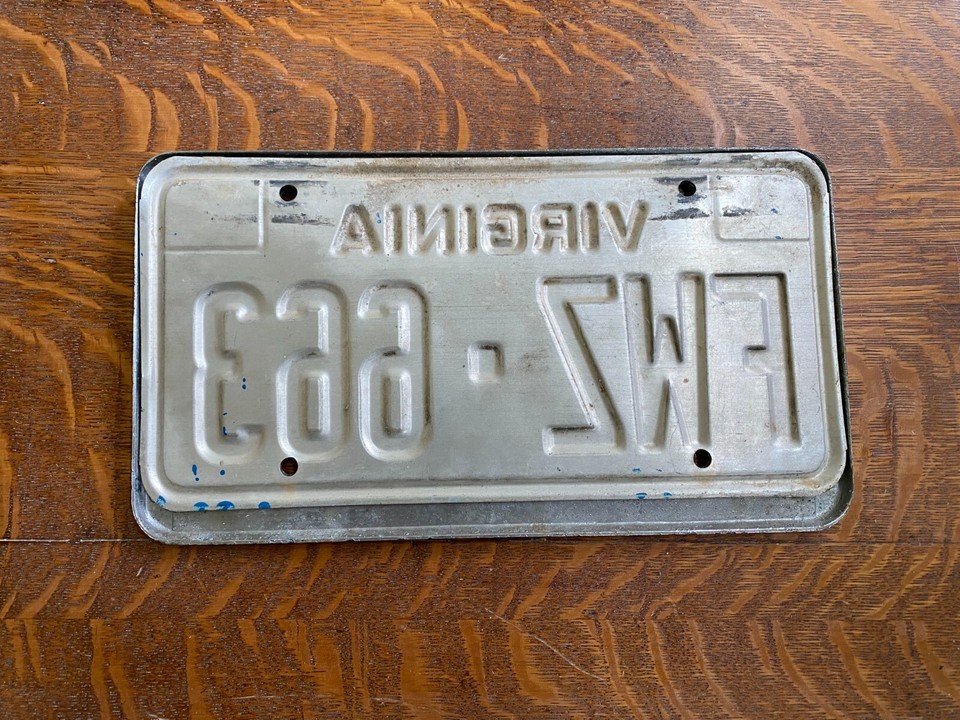 Vintage MacGregor Charlottesville Virginia Lincoln Mercury License ...