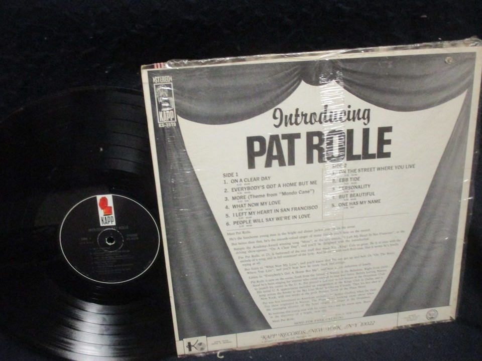 Introducing Pat Rolle LP in SHRINK | eBay