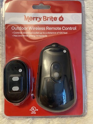 New Merry Brite Outdoor Wireless Remote Control Holiday Lights ...