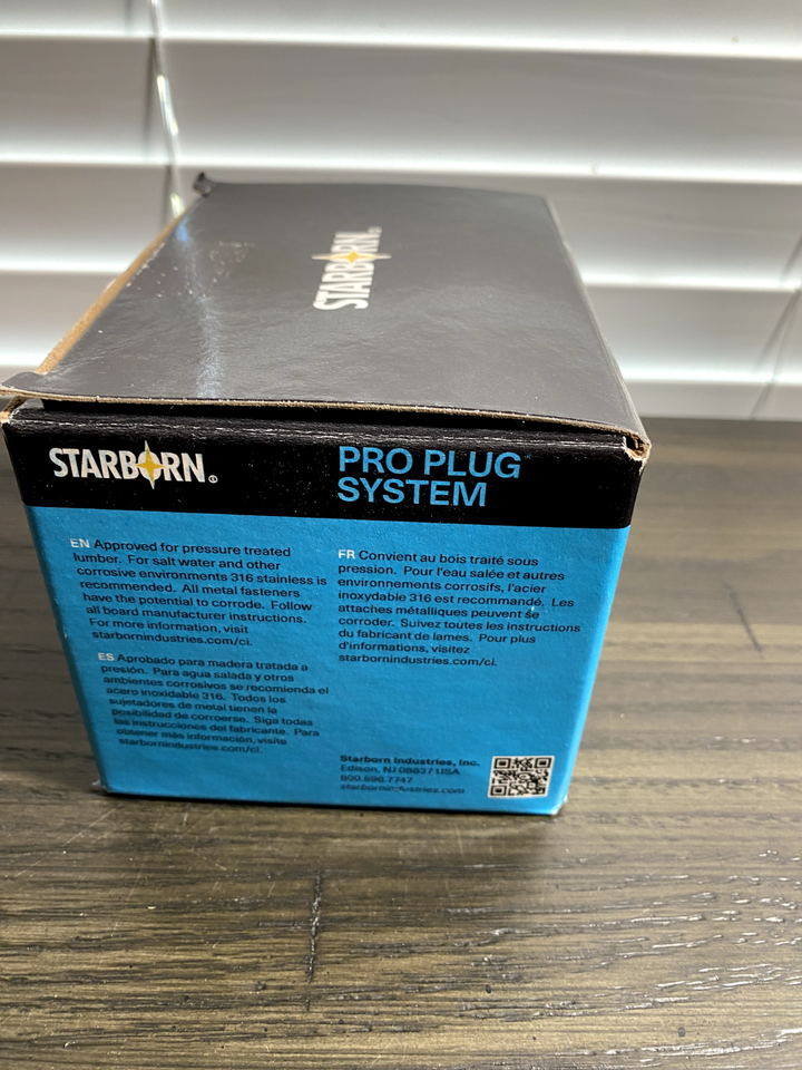 Starborn PXDC788S275 Pro Plug System Deck Plugs, Screws and PVC ...