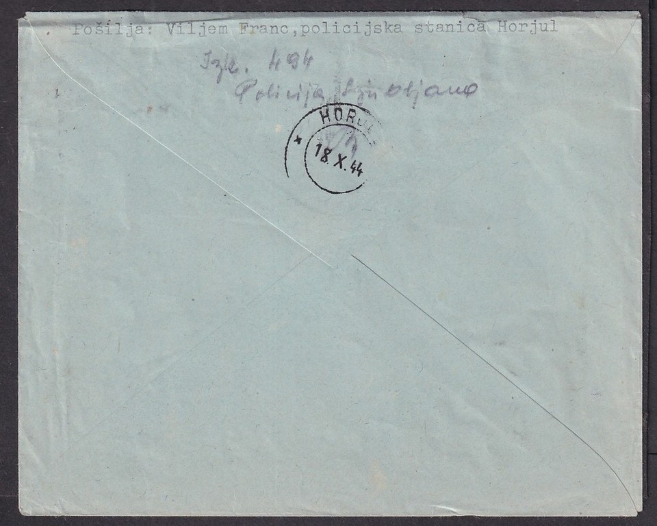 Italy Occupation of Slovenia registered cover to Italy with Italy ...