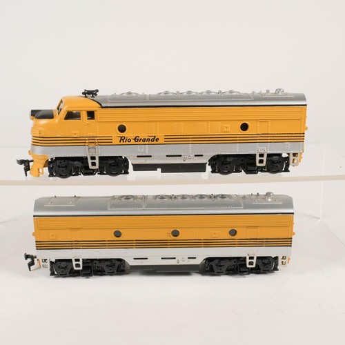 Athearn HO Rio Grande D&RGW F7A & F7B Diesel Locomotive DC Powered ...