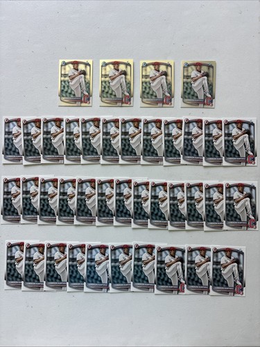 ⚾️Lot (39) 2025 Bowman Baseball #11 1st Jackson Humphries Guardians ...