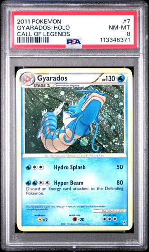 2011 POKEMON CALL OF LEGENDS GYARADOS #7 HOLO PSA 8 NM #113346371 | eBay
