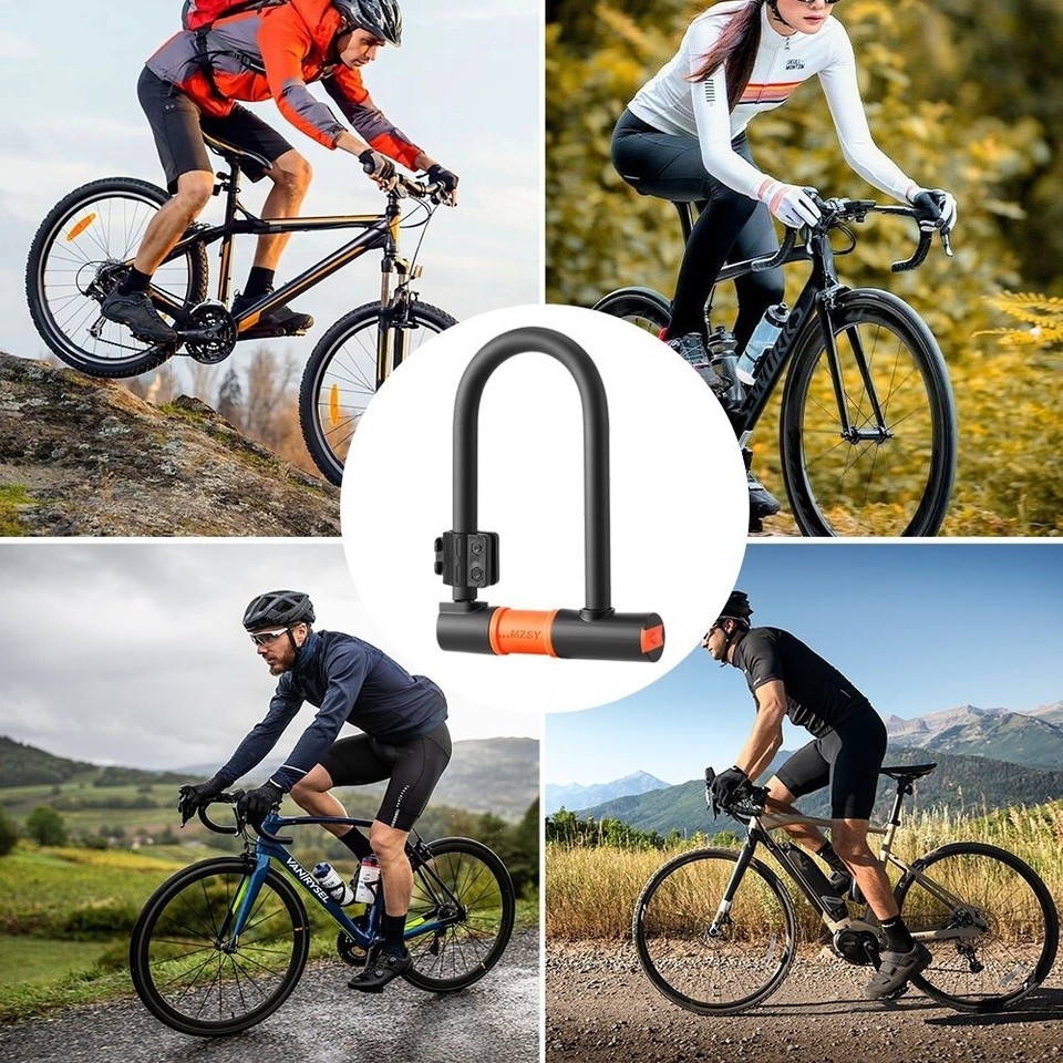 Dustproof Bicycle D Lock Anti-Theft Cycling Lock Bike Parking Supplies ...