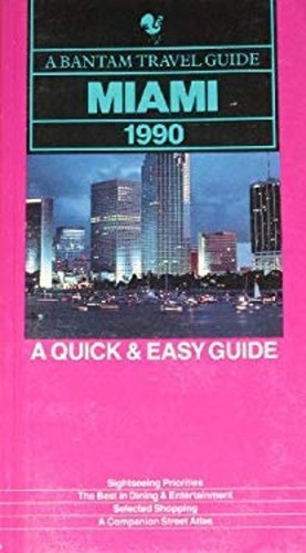 Miami 1990 Paperback Bantam Travel Books Staff 9780553347487| eBay