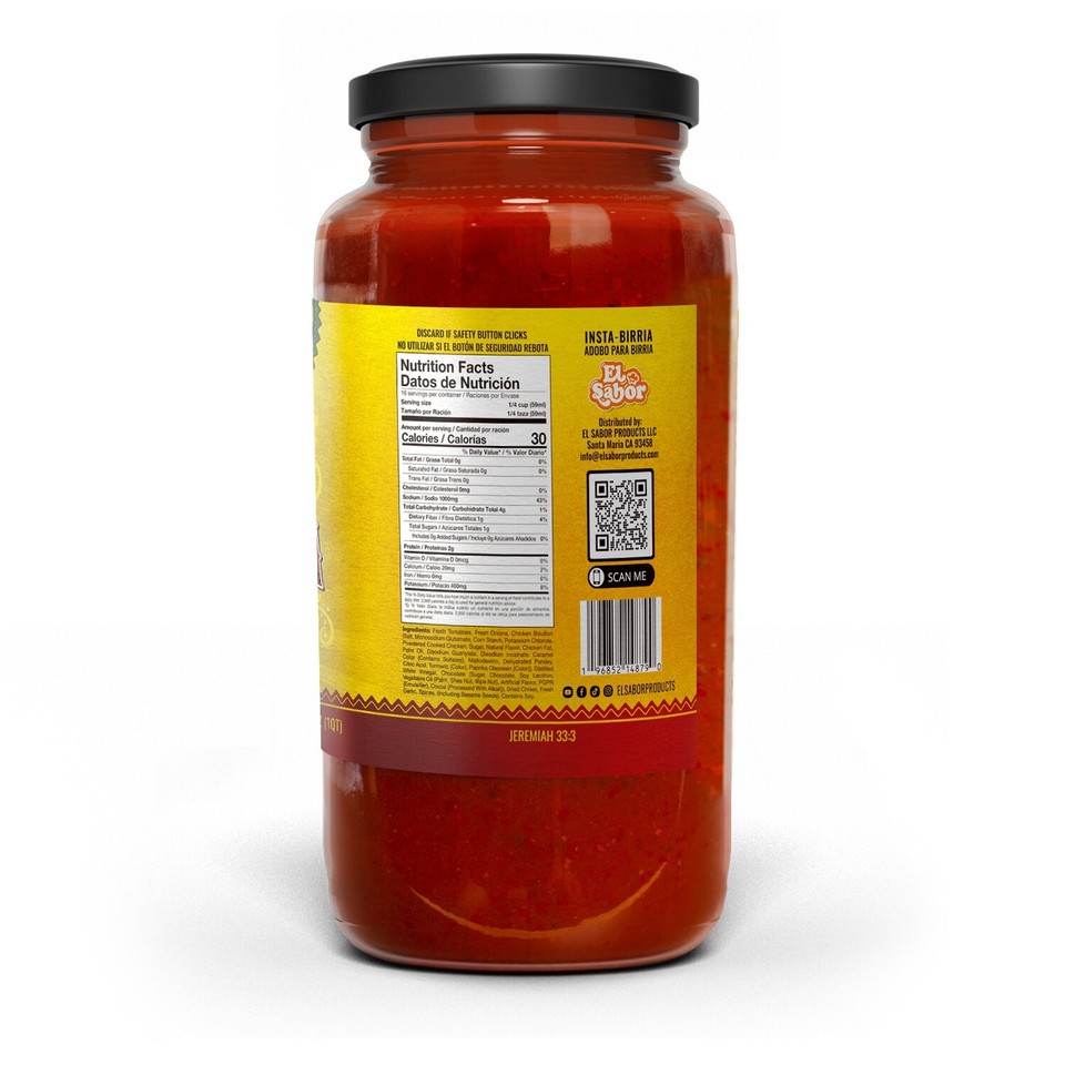 INSTA-BIRRIA MIX 32OZ | BIRRIA ADOBO TO PREPARE BIRRIA TACOS AND BIRRIA ...
