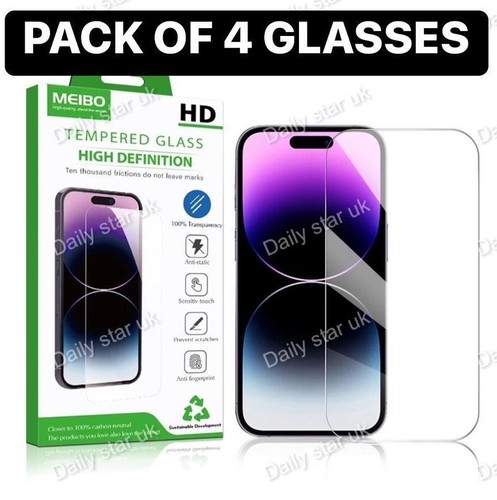 Gorilla Tempered Glass Screen Protector iPhone 17 16 15 13 12 11 14 Pro ...