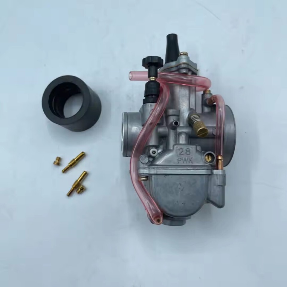 Carburetor For Keihin PWK28 2-Stroke Racing Flat Side OKO KOSO 28mm ATV ...