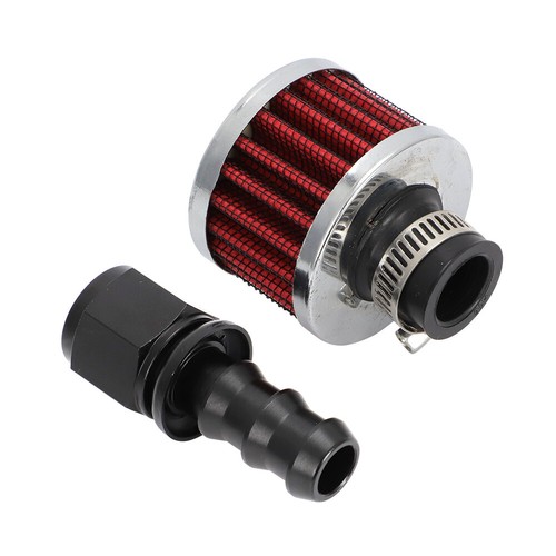 Fuel Cell Breather/Vent Kit 10 AN Female Fitting with Filter For Fuel ...