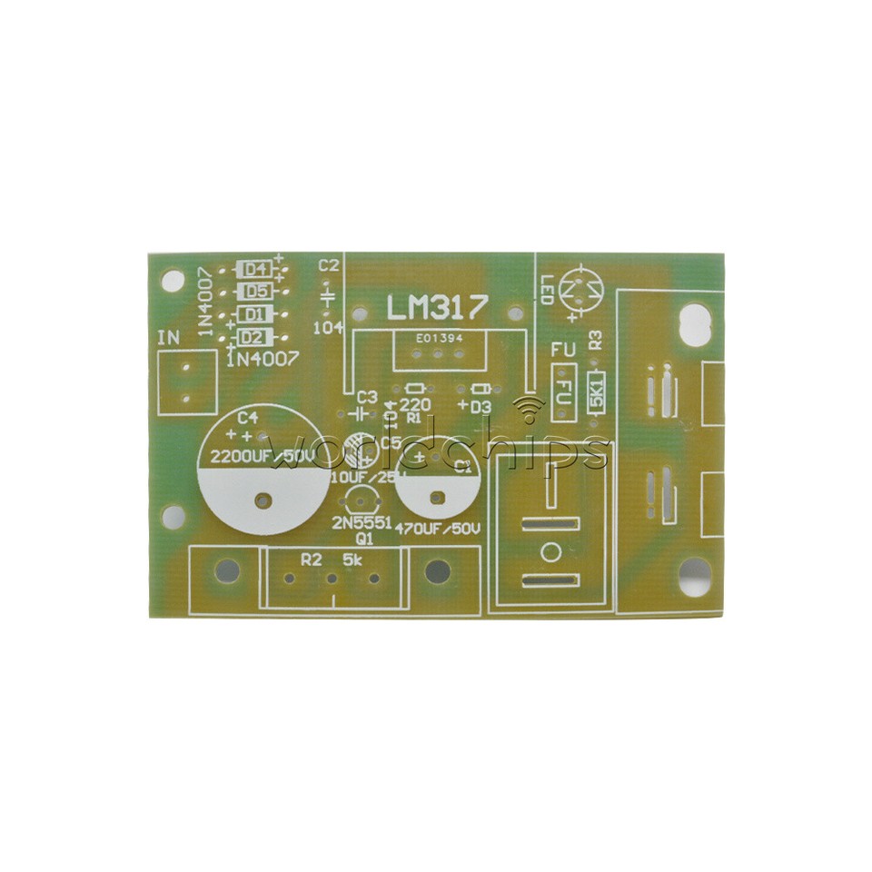LED LM317 Speed Control Adjust Regulate Step down Buck Power Supply ...