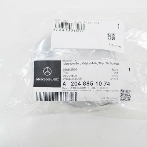 NEW MERCEDES GLK X204 BUMPER FOG GRILLE CHROME TRIM RIGHT A2048851074 ...