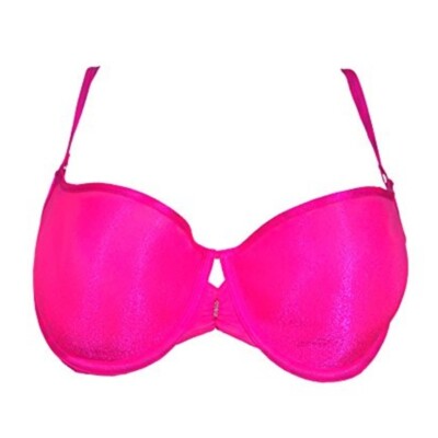 32 D VICTORIA'S SECRET Pink Shiny Bra Lined Balconet | eBay