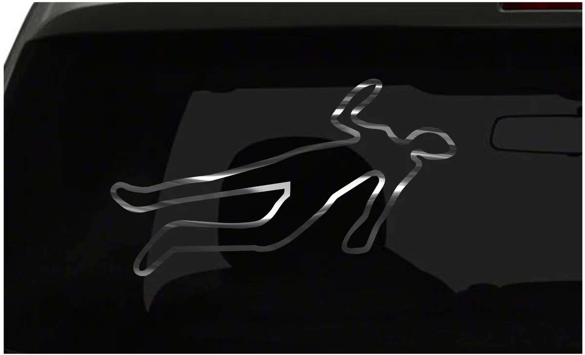 Funny Dead Body Outline