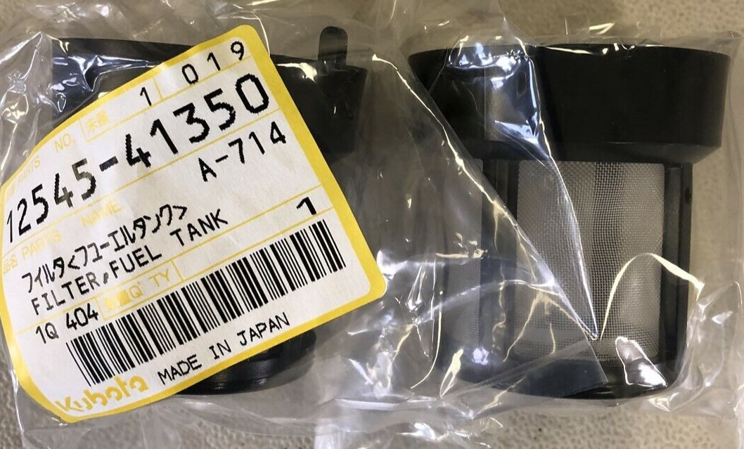 12545-41350 KUBOTA (LOT OF 2) FUEL TANK STRAINER FILTER ELEMENT | eBay