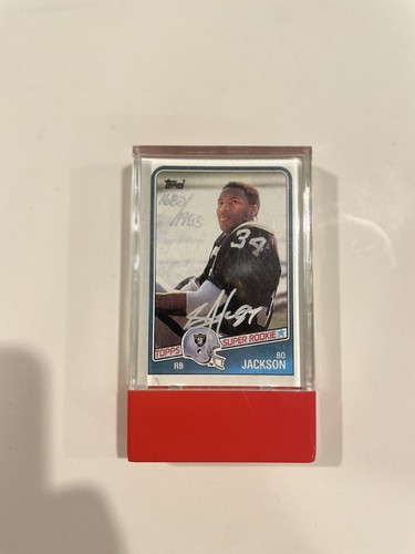 Signed Autograph 1988 Topps Bo Jackson NFL Rookie Card (LA Raiders) | eBay