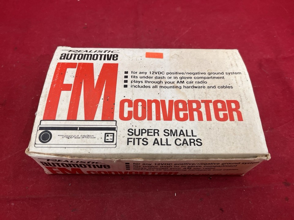 Realistic FM Radio Converter (Model 12-1348) - NOS | eBay