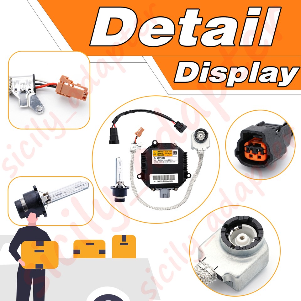 HID Xenon Headlight Ballast W Igniter and D2S Bulb For Infiniti EX35 ...